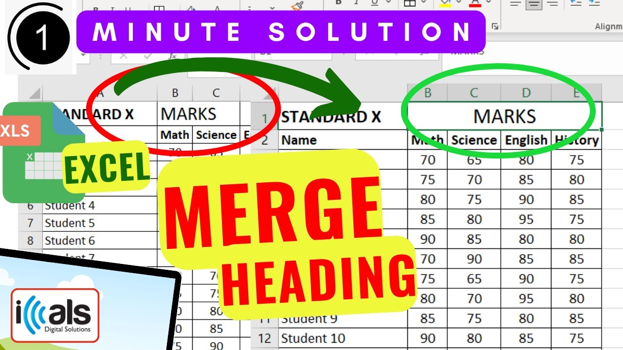 Merge Cells Horizontally in Excel Quick Guide Made with Clipchamp - YouTube
