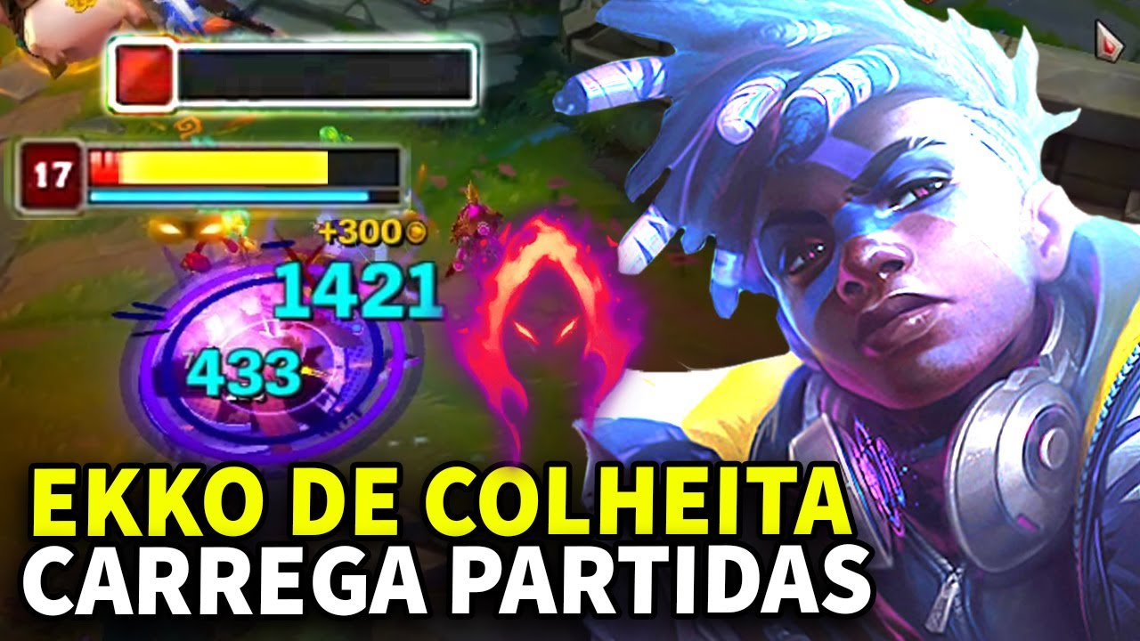 EKKO MID COMO VENCER QUALQUER PARTIDA COM ESSE CAMPEÃO DE COLHEITA ...