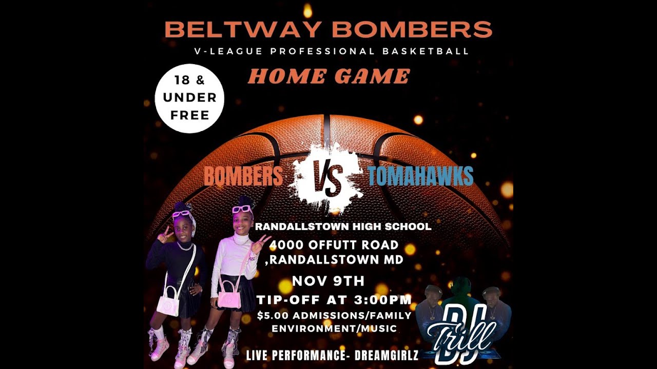 Philadelphia Tomahawks vs Beltway Bombers Game- 2024-25 V League ...