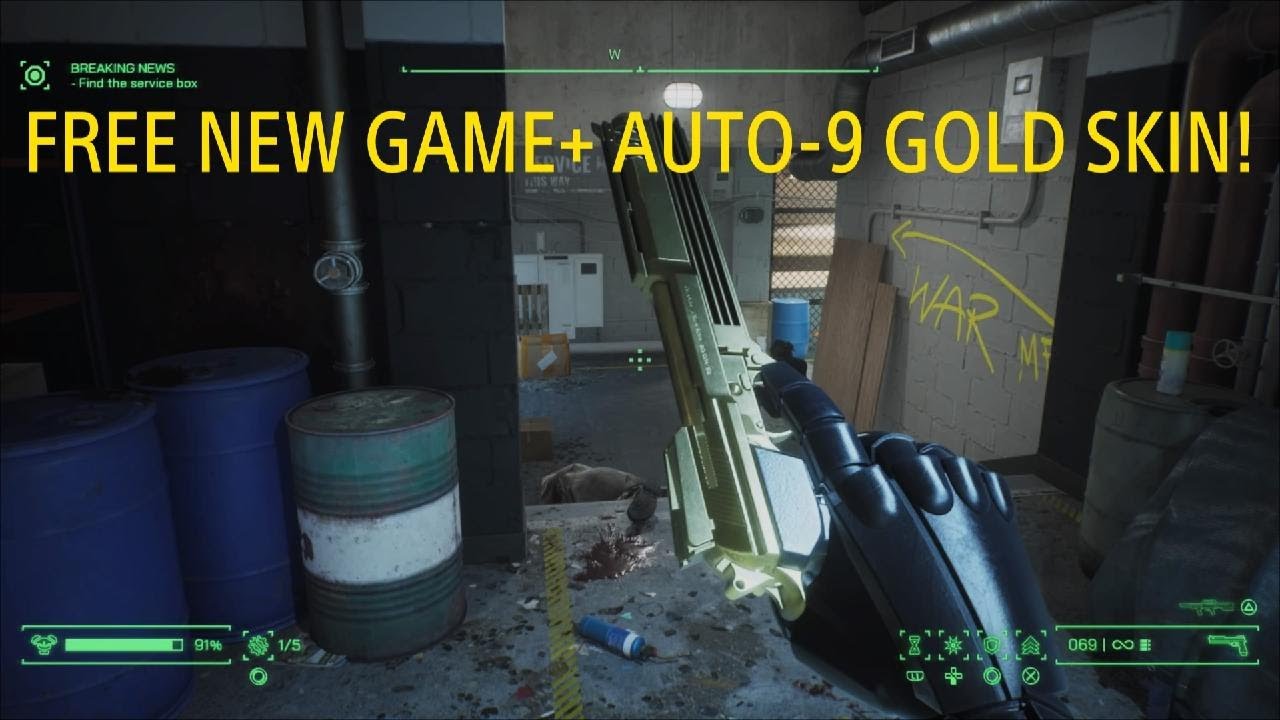 Robocop: Rogue City Free New Auto-9 Gold Version Skin In New Game+ ...