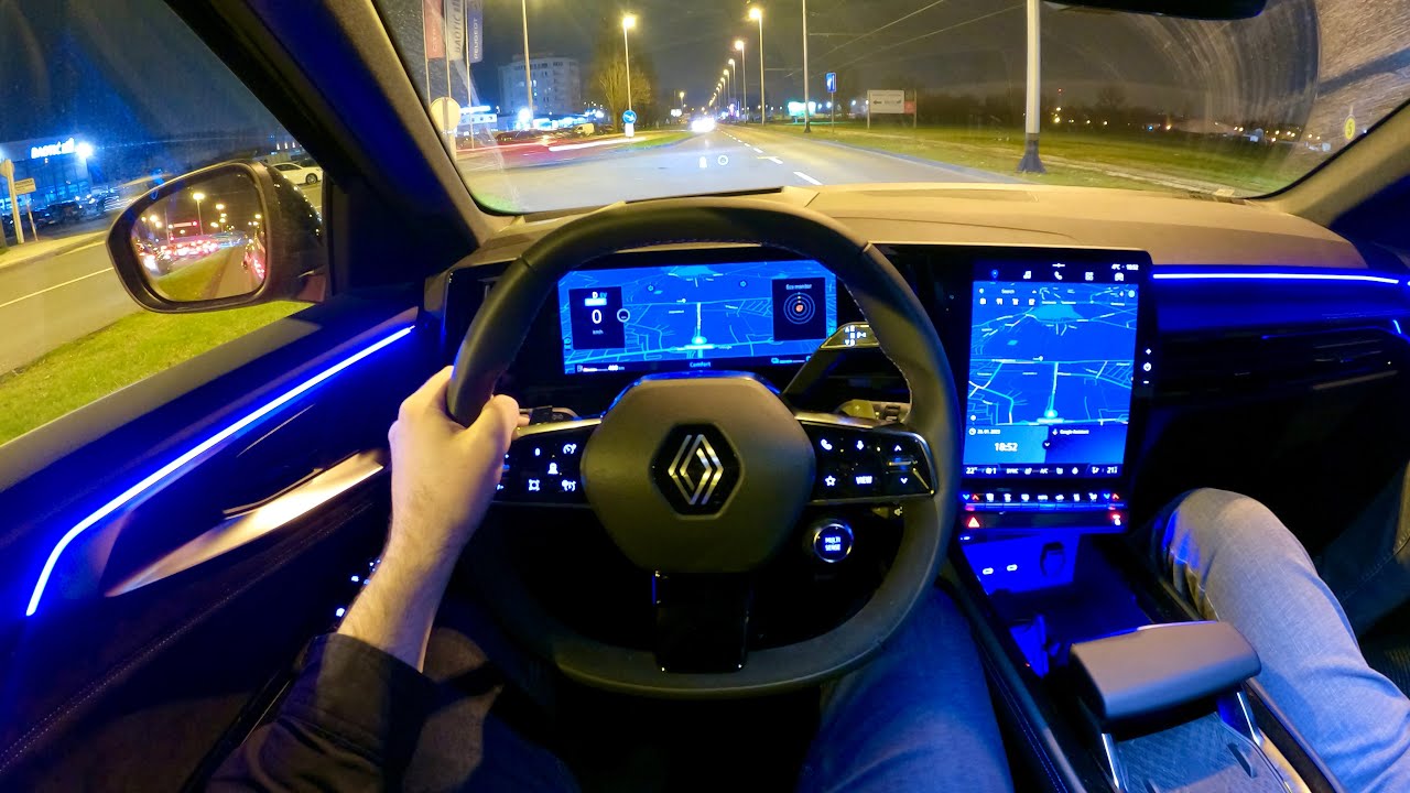 New RENAULT AUSTRAL 2023 - NIGHT POV test drive & FULL REVIEW (Hybrid ...