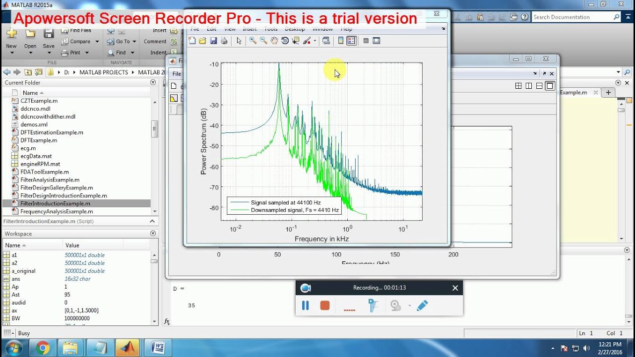 MATLAB DIGITAL FILTER DESIGN - YouTube