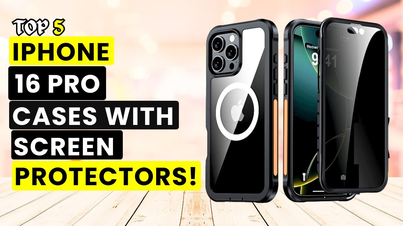 Top 5 Best iPhone 16 Pro Cases With Screen Protectors!🔥🔥 - YouTube