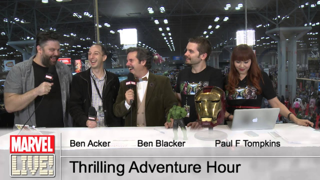 Paul F. Tompkins, Ben Acker, Ben Blacker Talk All Things Comics at New York Comic Con 2014 - YouTube