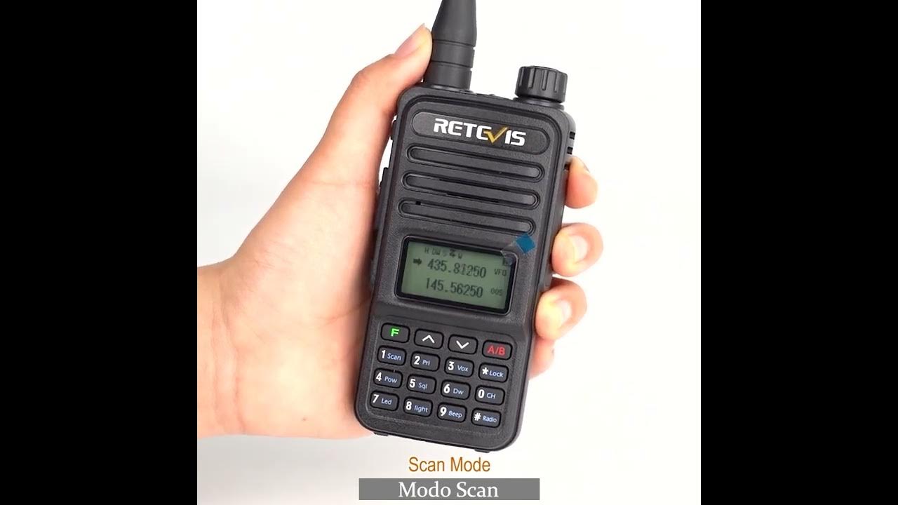 RT85 Radioafición Walkie Talkie Radio Comunicador VHF UHF Retevis - YouTube