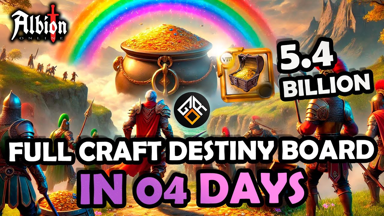I FINISHED MY CRAFT DESTINY BOARD IN 04 DAYS | Gordinh - ALBION ONLINE ...