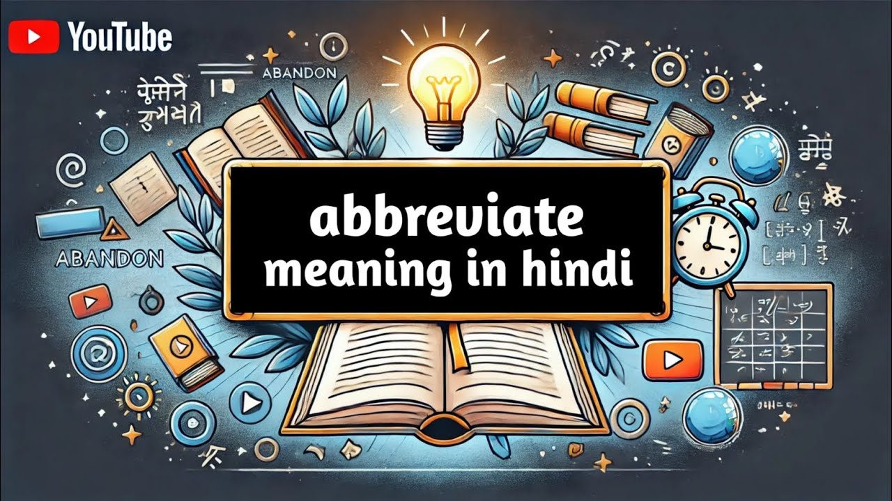 abbreviate meaning in hindi | english to hindi translation ...