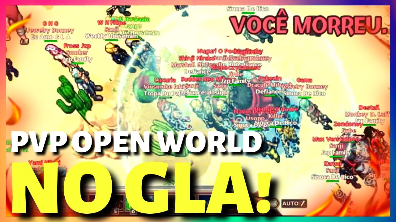 GLA Clips | PVP NO OPEN WORLD! DOMÍNIO DE TERRITÓRIO? | Grand Line ...