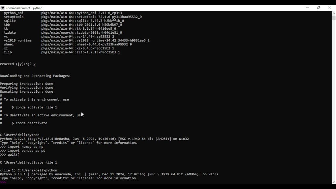 How to create Virtual Environment ( Data Science ) Ep.01 - YouTube
