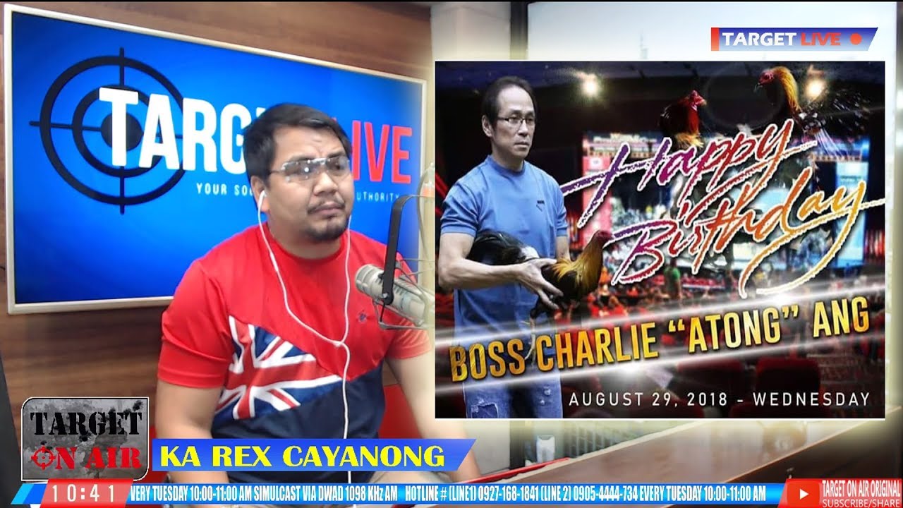 Happy Birthday Boss Charlie" Atong" Ang - ka Rex Cayanong - YouTube