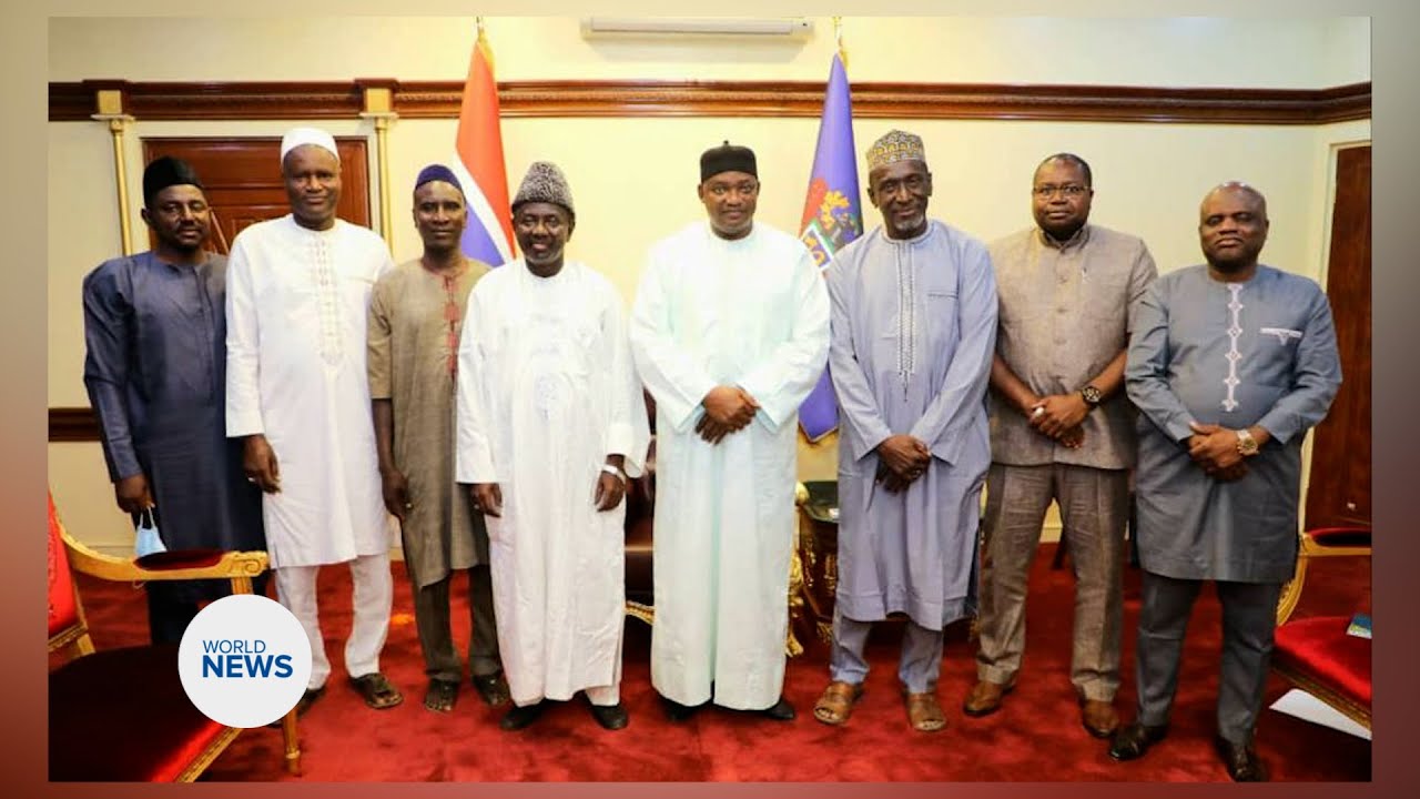 President of The Gambia welcomes delegation of Ahmadi Muslims - YouTube