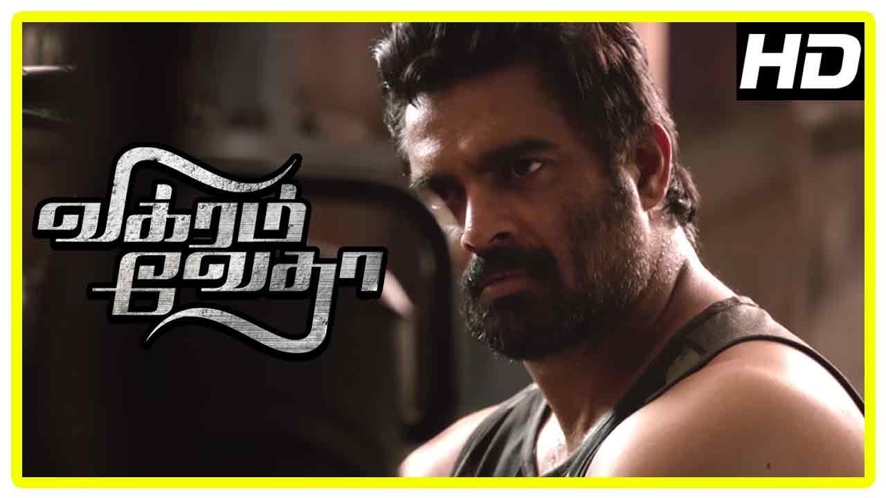 Vikram Vedha Movie Scenes | Madhavan tries to solve Vijay Sethupathi's ...