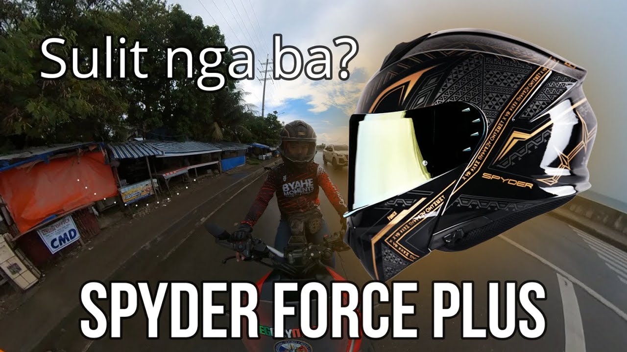 Spyder Force Plus | Quick helmet review | Sulit nga ba? - YouTube