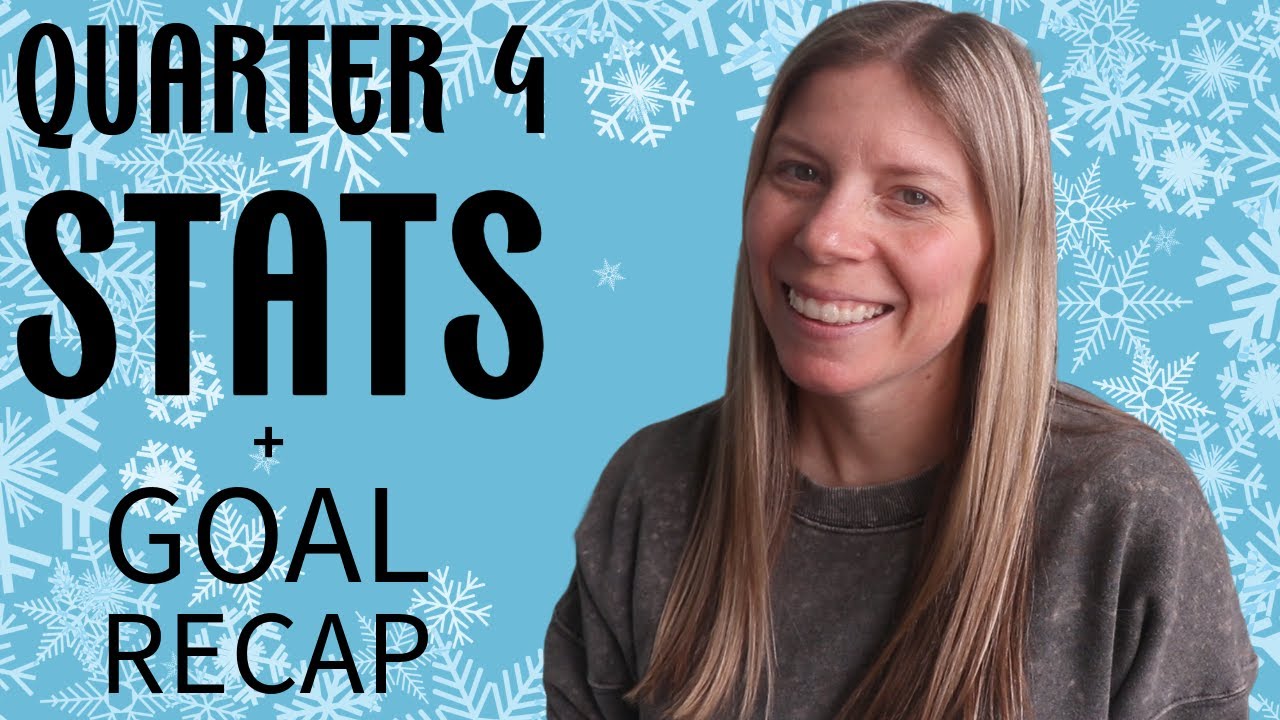Quarterly Stats and 2024 Goal Recap - YouTube