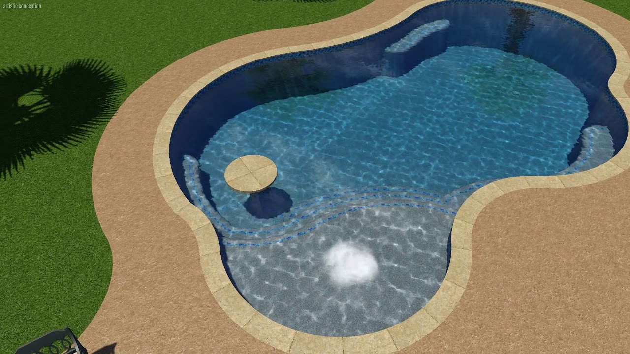 Chaney Pool Design by Backyard Amenities - YouTube