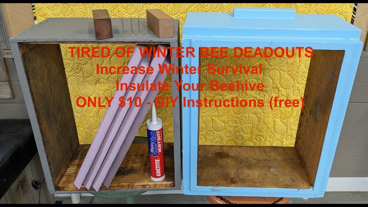 Increase Bee Winter Survival- Insulate Your Beehive - only $10, DIY ...