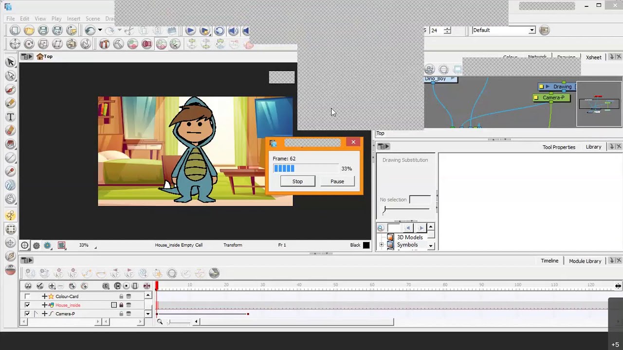 Part 10: How to Render Animation Toon Boom Harmony - YouTube
