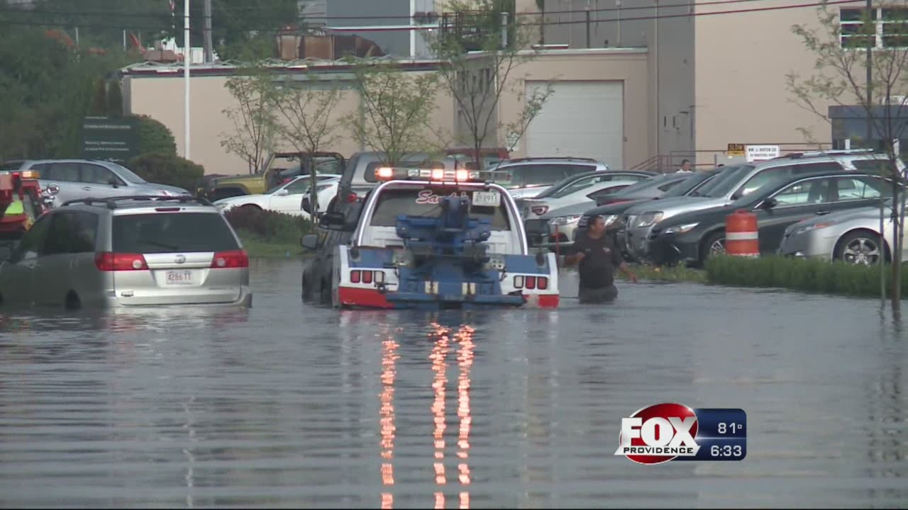 Storm Causes Serious Flooding in Cumberland - YouTube
