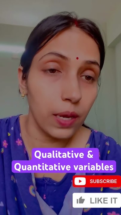 Qualitative & quantitative variable #ugcnetpaper1 #research #education #variable #ntanet #jrf #B ...