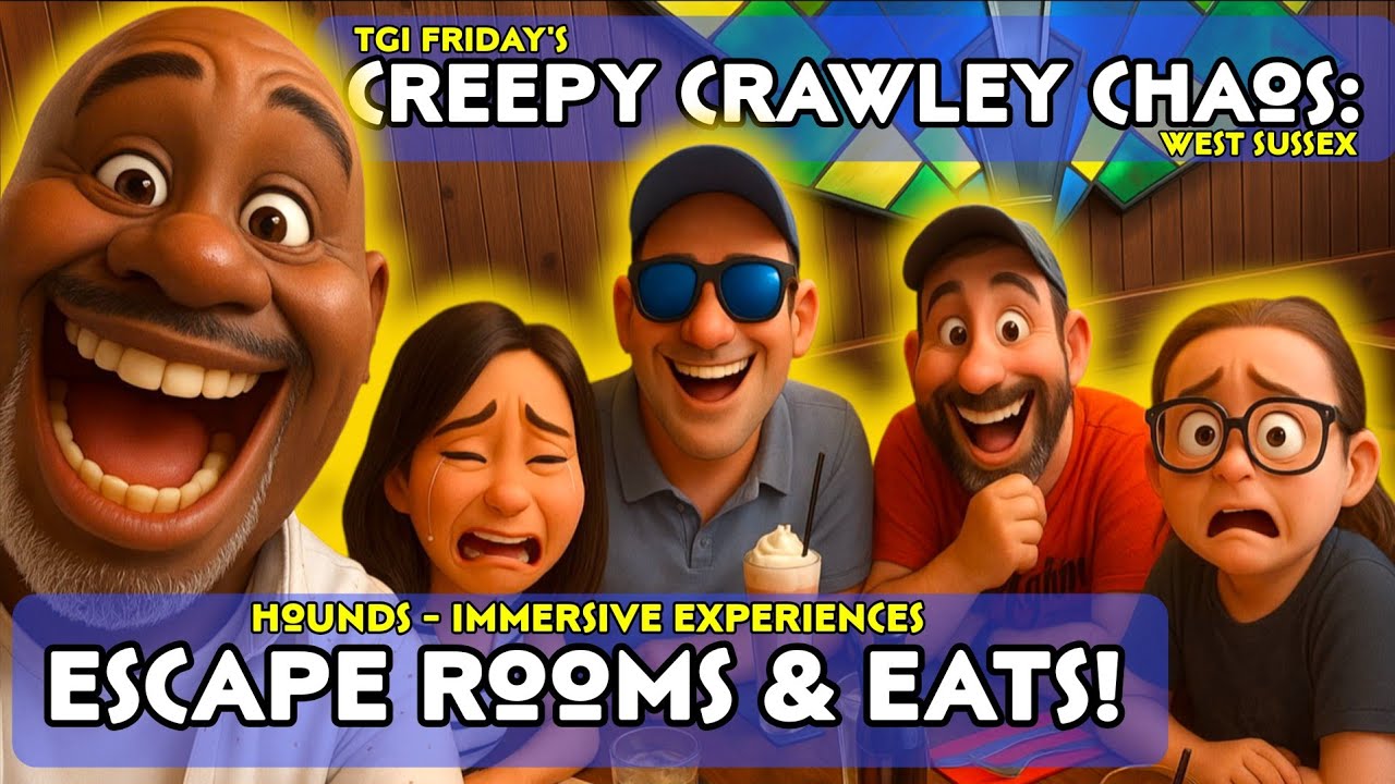 Escape Rooms, Food & Frights: Our Crawley Weekend! - YouTube