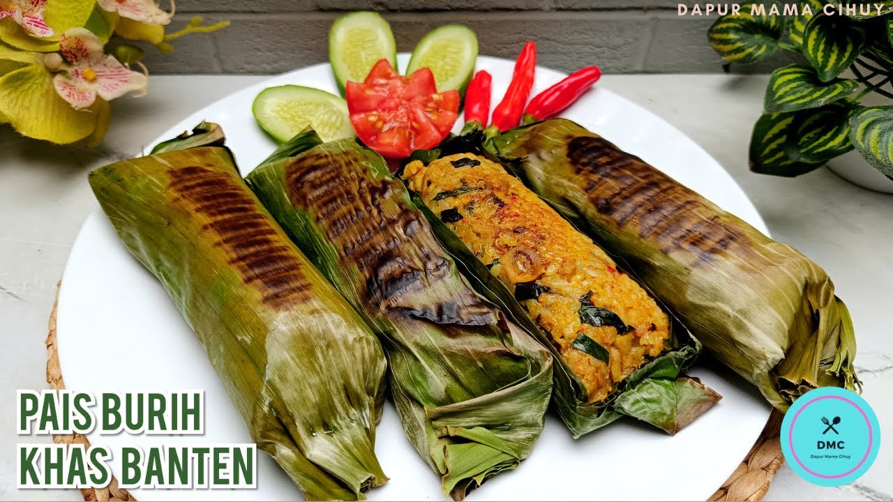 Resep PAIS BURIH/NASI BAKAR Khas BANTEN || Pepes Usus & Ati Ampela ...
