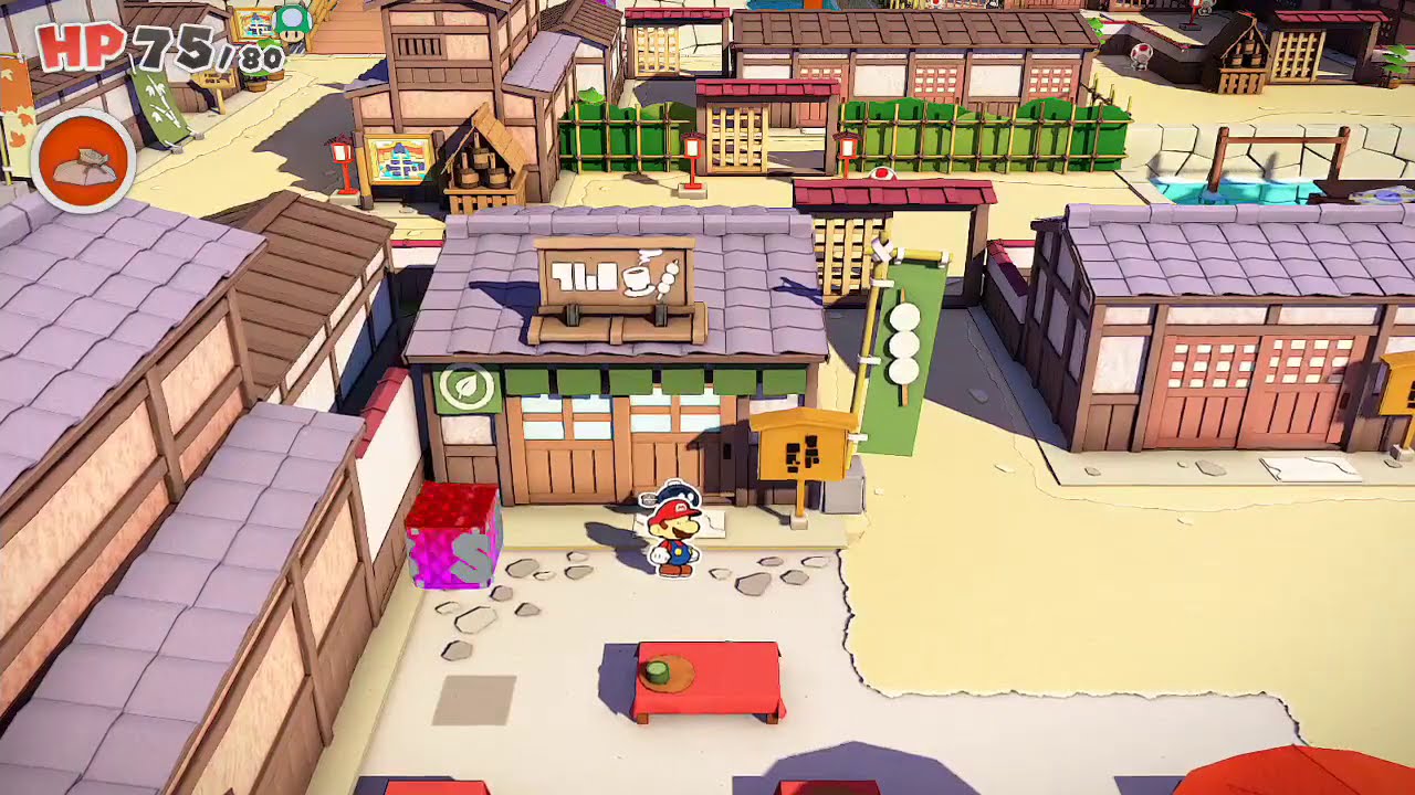 Paper Mario Origami King - How To Move The Chain Chomp In Shogun ...