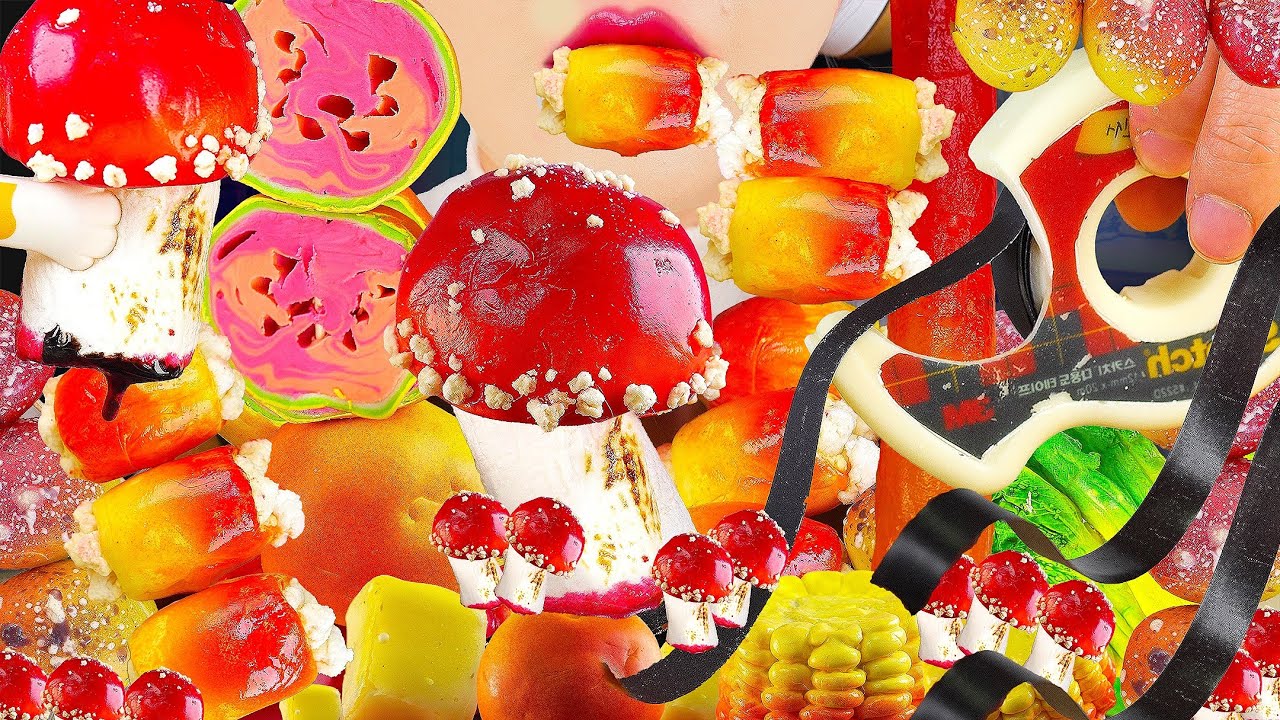 ASMR Various MALATANG Dessert MUKBANG ️ RECIPE ㅣMushroom Daechang Tape ...