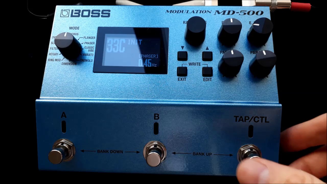 Boss MD-500 Modulation demo oficial Promusica en español por Mauro ...