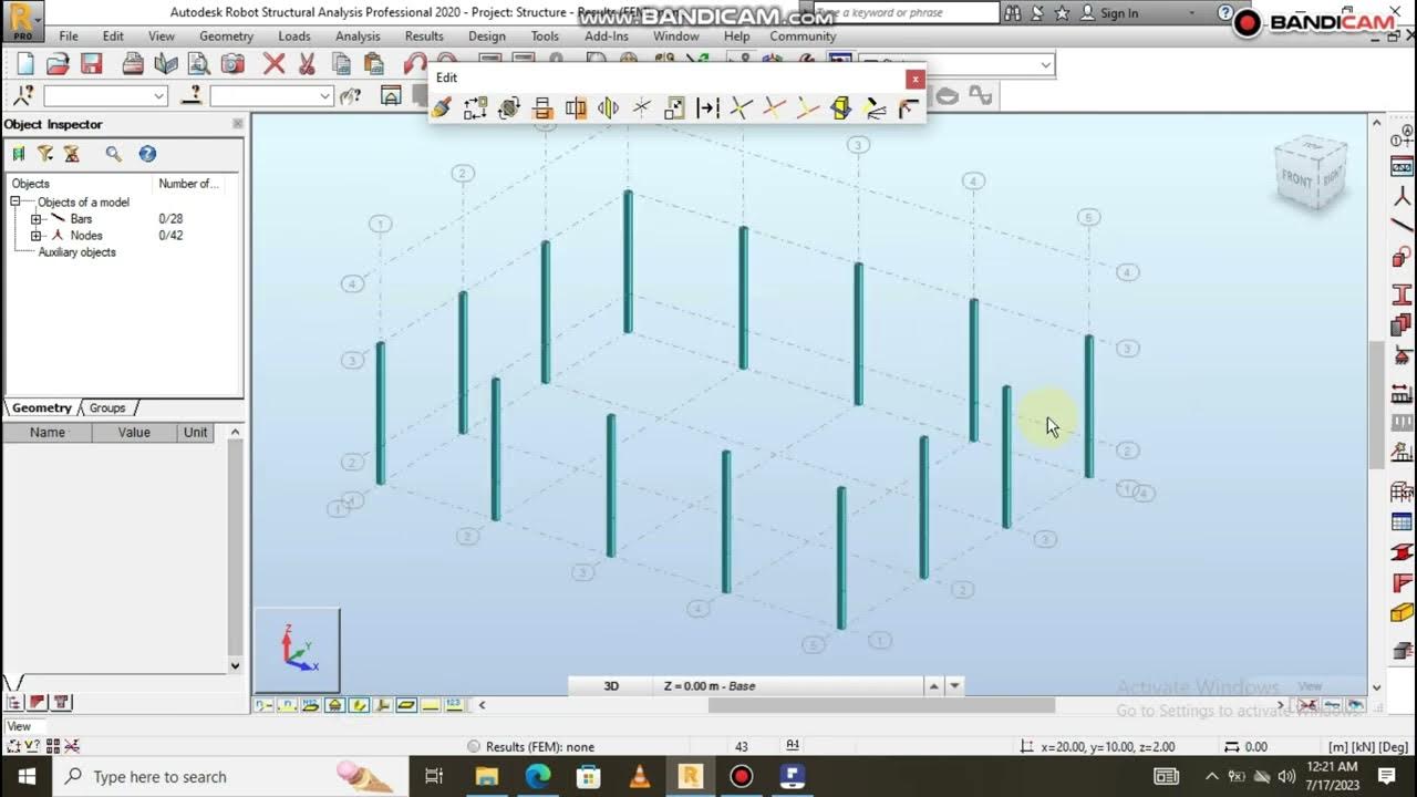 RC and Steel Design Structural Modeling of Simple Building By using Autodesk Robot Part I - YouTube