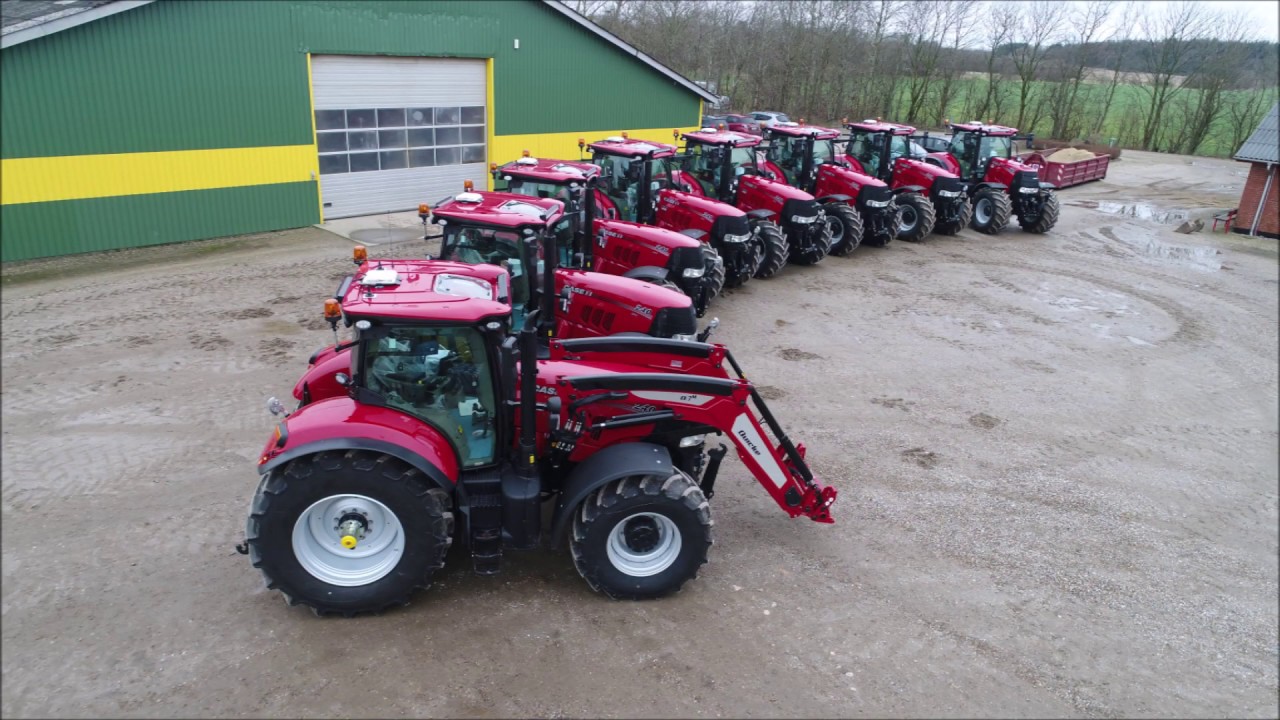 8 Case IH Pumaer leveret til Skamstrup Maskinstation - YouTube