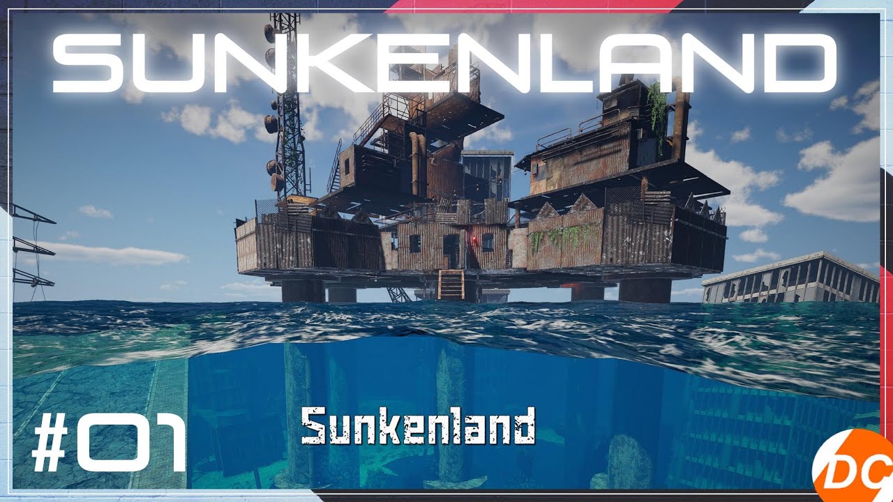 Sunkenland #01 🏝️ SurvivalGame [4K 60FPS] Indie Game Survival - No ...