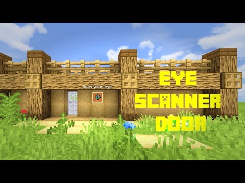 How to make eye scanner door in Minecraft Pocket edition. Without ...