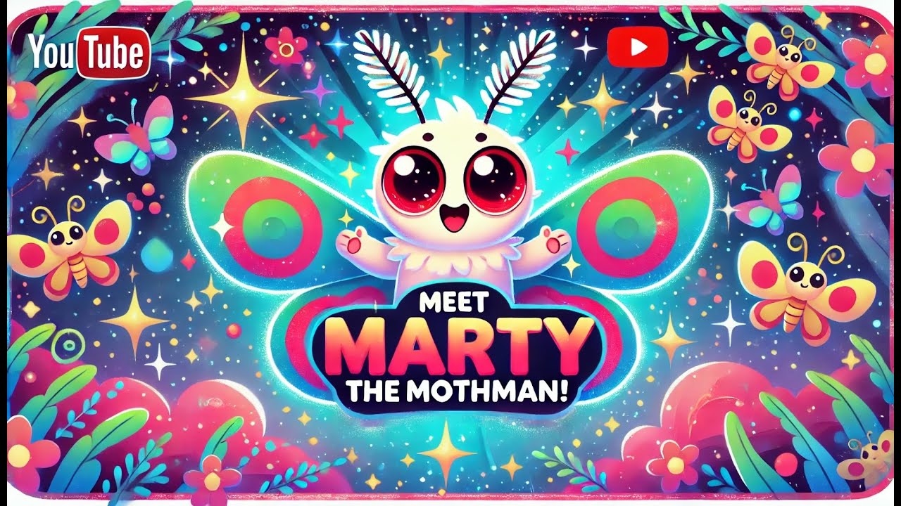 Meet Marty the Mothman! 👾 Fun Song for Kids 🎶 - YouTube