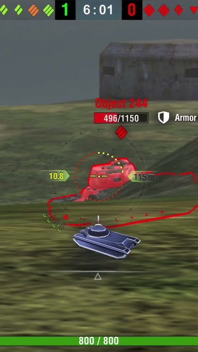 Object 244 SPOTTED - WoT Blitz - YouTube