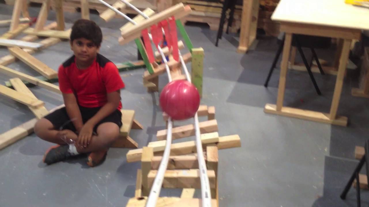 Bowling Ball Coaster - 2016 - YouTube