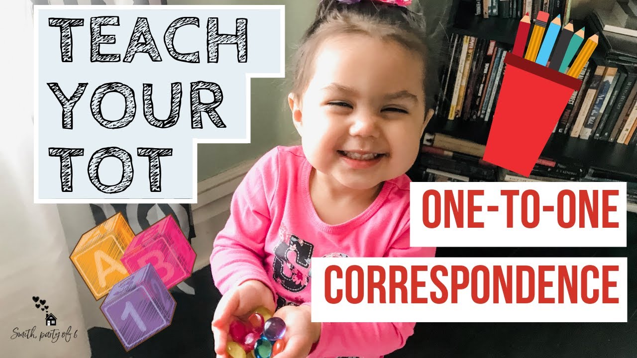How to Teach Your Toddler to Count | One-to-One Correspondence - YouTube