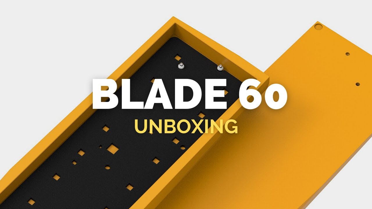Unboxing: KBDFans Blade 60 - YouTube