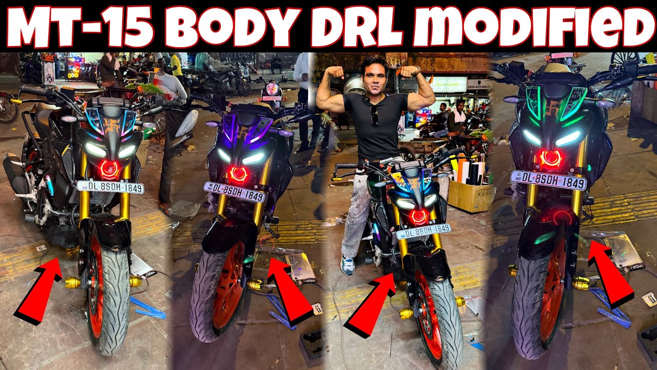 MT-15 black colour modified Mt-15 New Update for modification | mt 15 ...