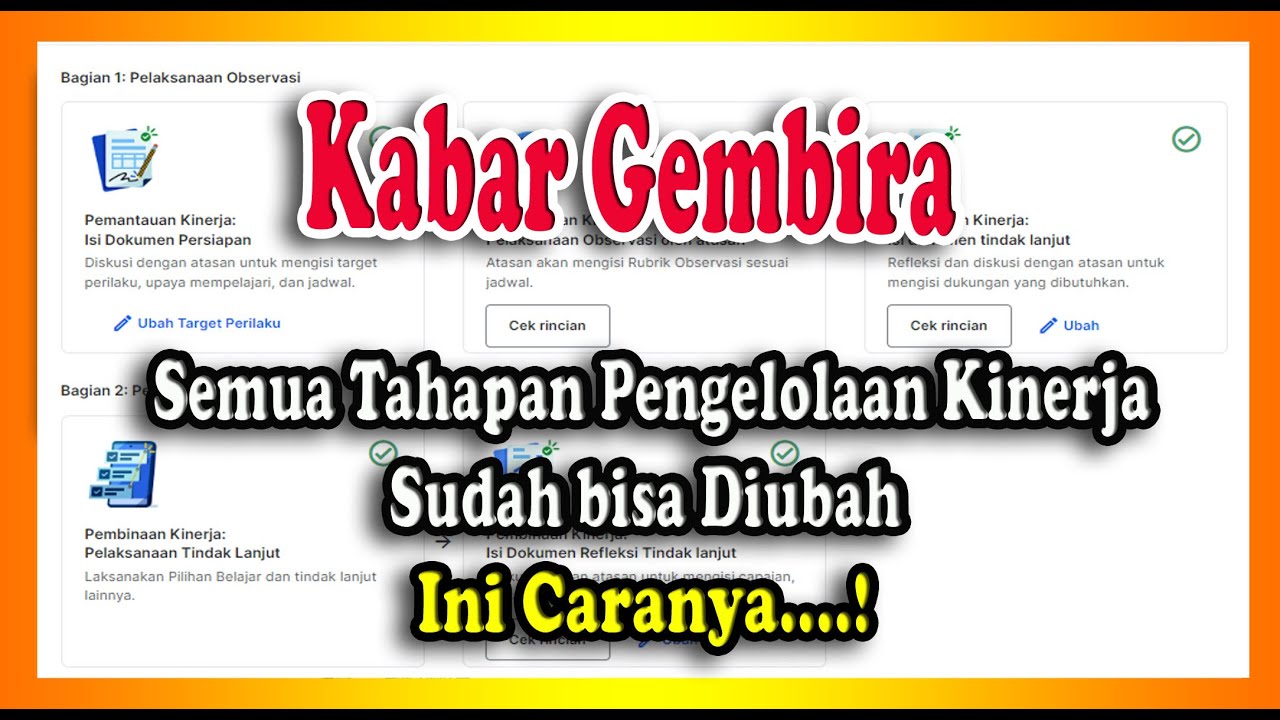 Cara merubah RHK dan Merubah semua Dokumen Praktik Kinerja pada ...