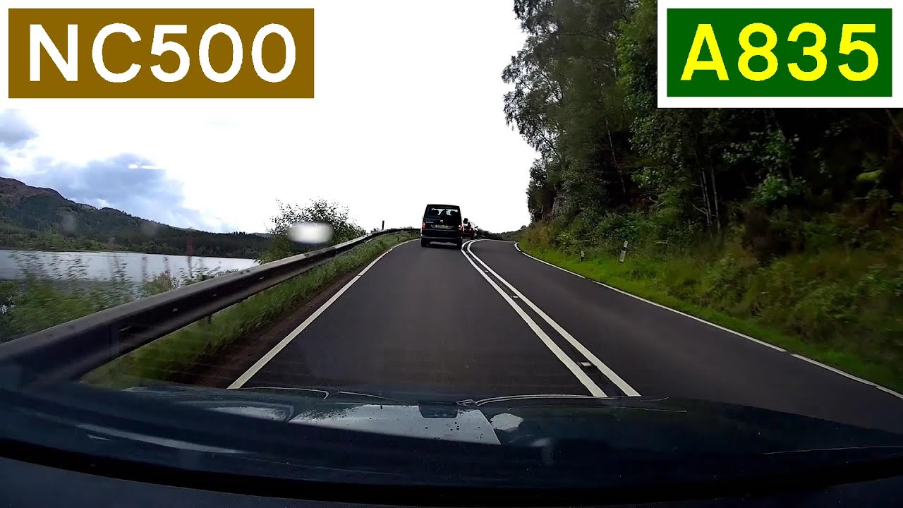 North Coast 500: A835 - Garve to Contin - YouTube