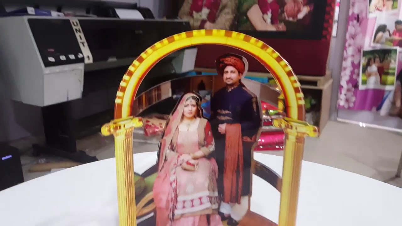 Acrylic Curve Cut Out - YouTube