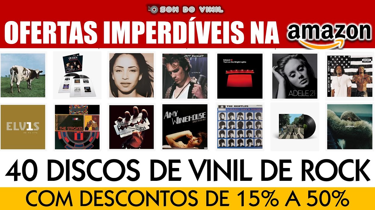 Black Friday Amazon: 40 Discos de Vinil de Rock com DESCONTOS que você ...