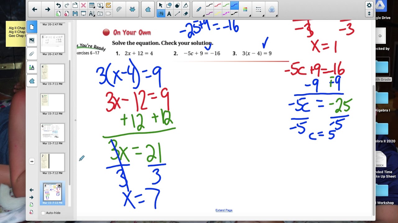 Inverse Op Two Step - YouTube