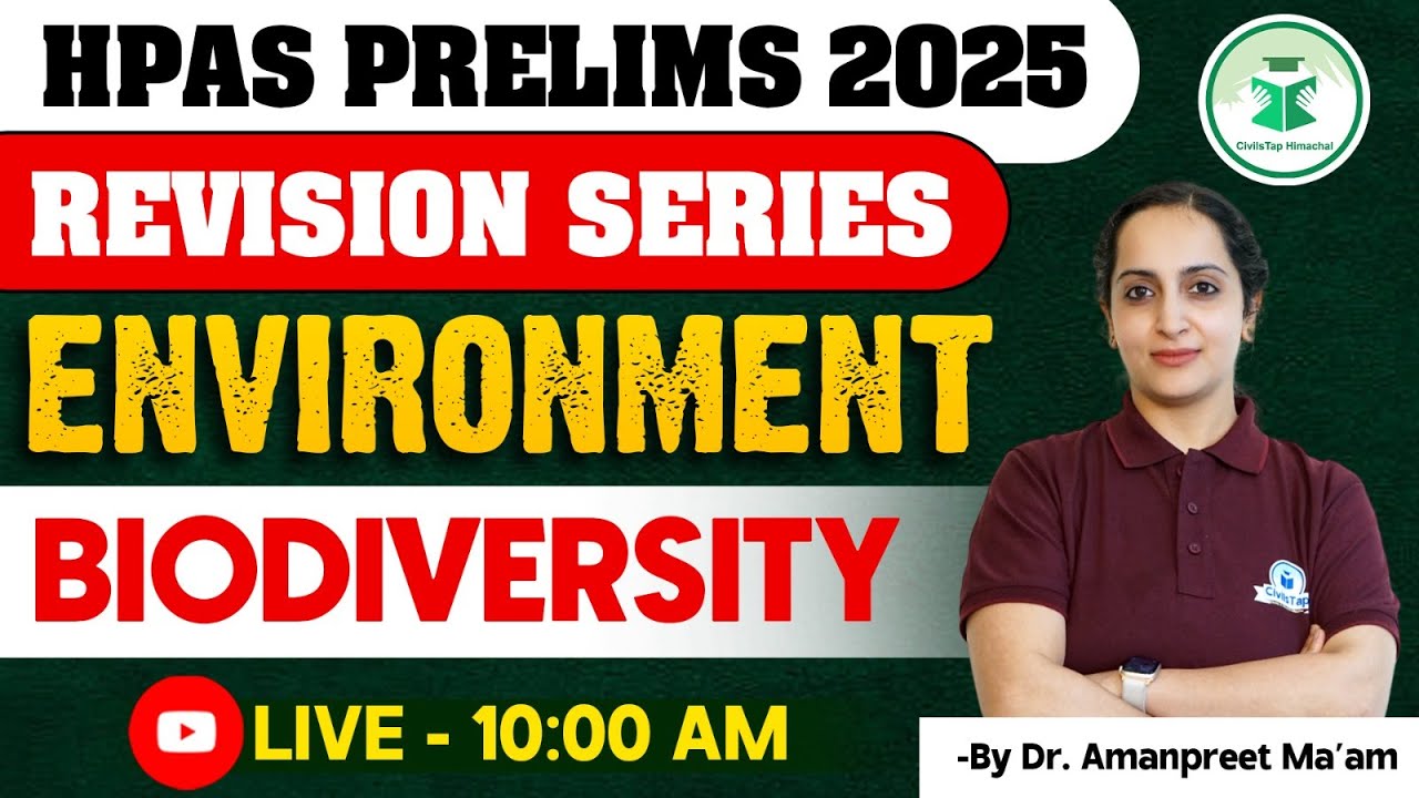 Environment: Biodiversity - HPAS Prelims 2025 Environment Revision Series | Civilstap Himachal ...