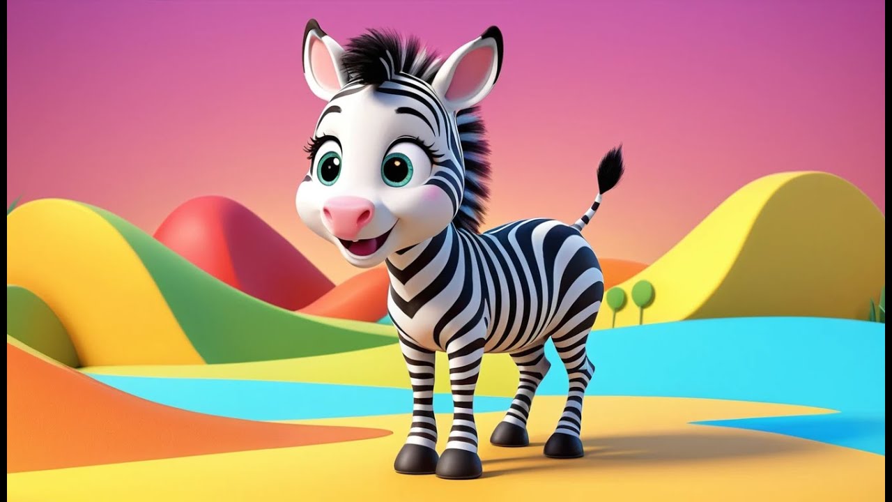 Zebra Song – Count the Stripes! | Fun Animal Counting Song for Kids ...