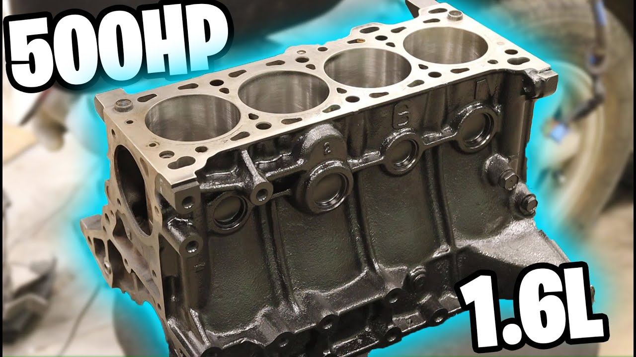 Prepping The Block - 500HP 1.6L Forged Miata Engine Build - YouTube