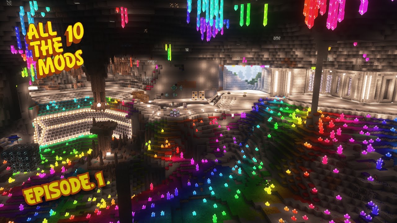 All the Mods 10 EP1 | Unlimited Channels & Best Biome Ever? - YouTube