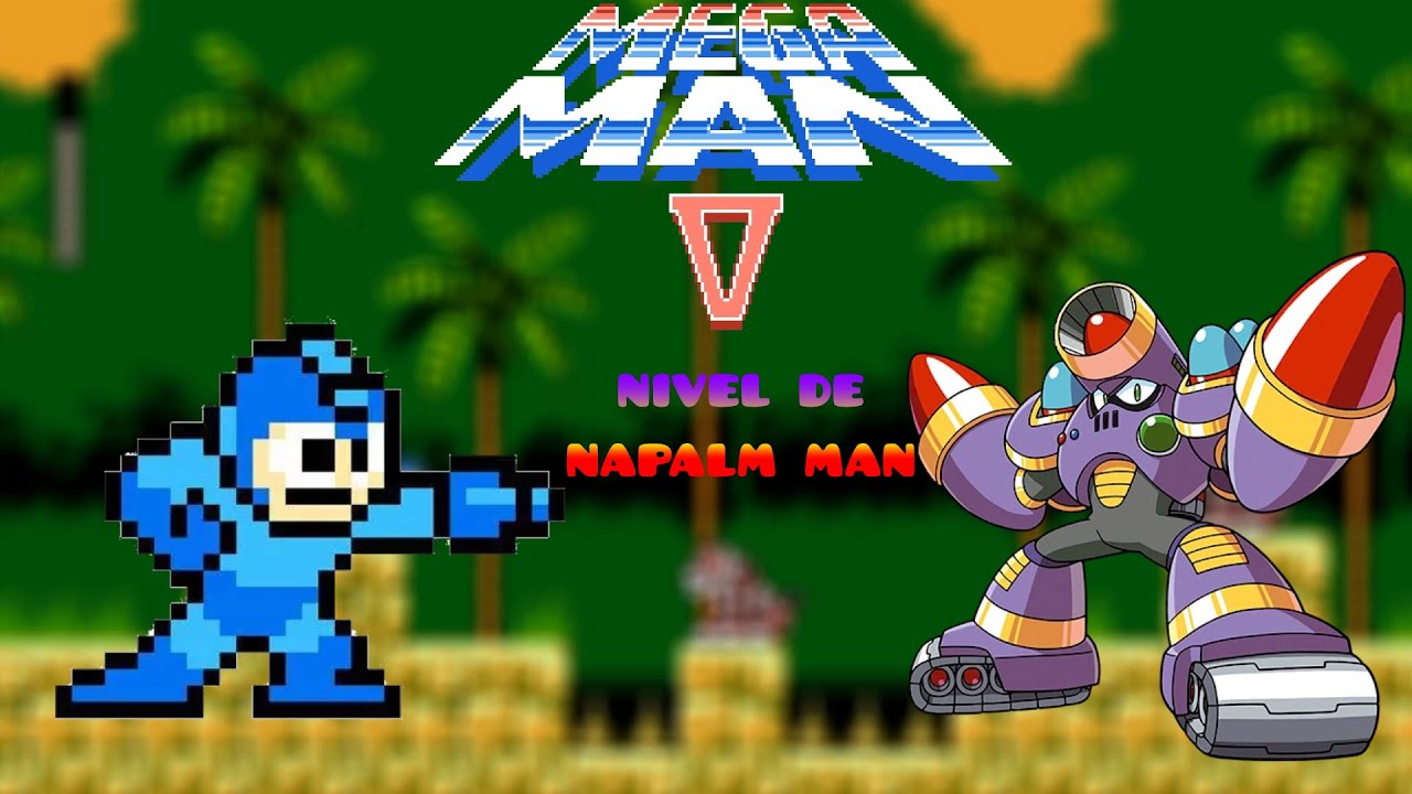 Mega Man 5-Nivel De Napalm Man 4K 60FPS - YouTube