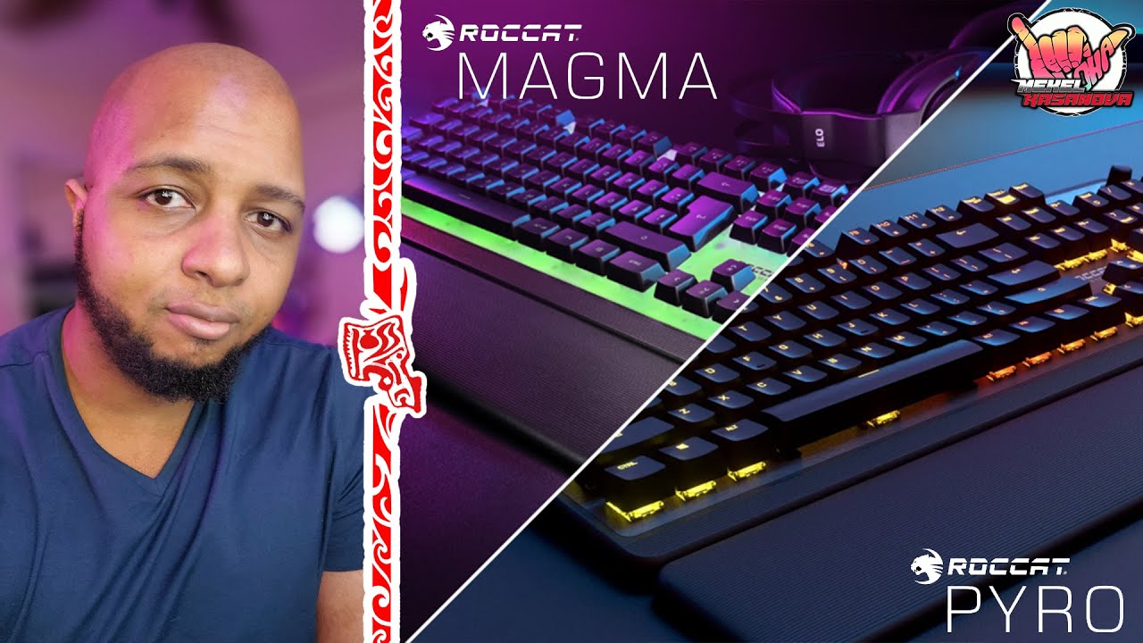 ROCCAT Pyro and Magma Keyboard Review | Mechanical or Membrane? - YouTube
