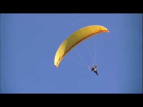Parachute with motor